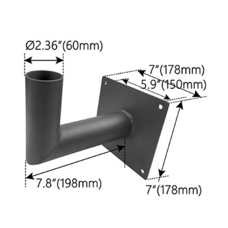 Universal Pole Mount - Brightology Lighting