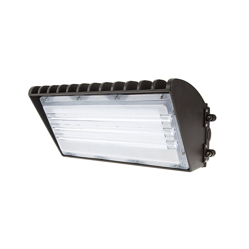 70 Watt LED Glass Wall Pack Light - Brightology Lighting
