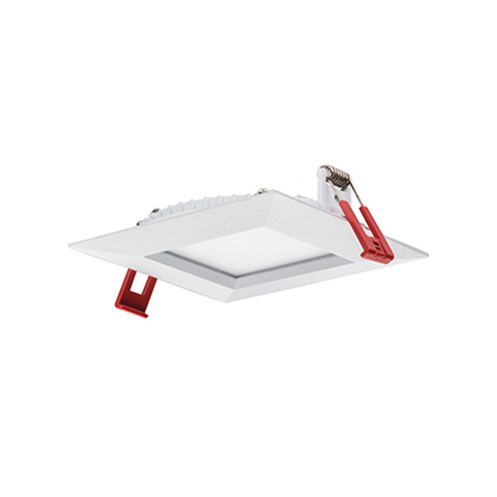 10.5W LED Recessed Ultra Thin Down Light Square 4 Inch - Brightology ...